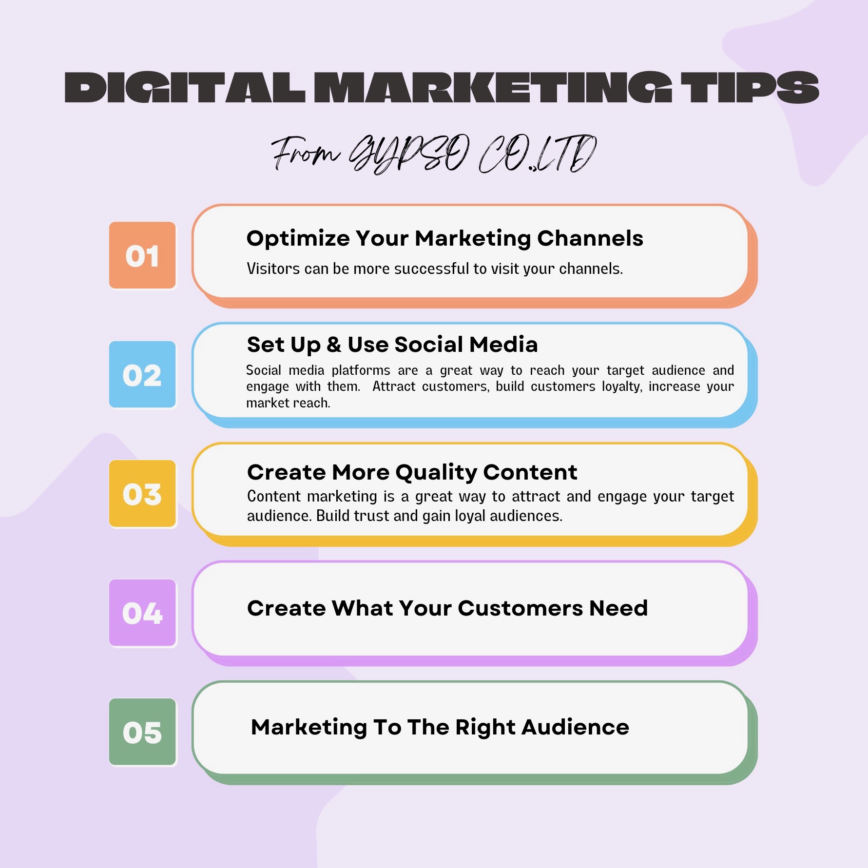 Branding & Marketing Tips – GYPSOPHILA | PR&Marketing